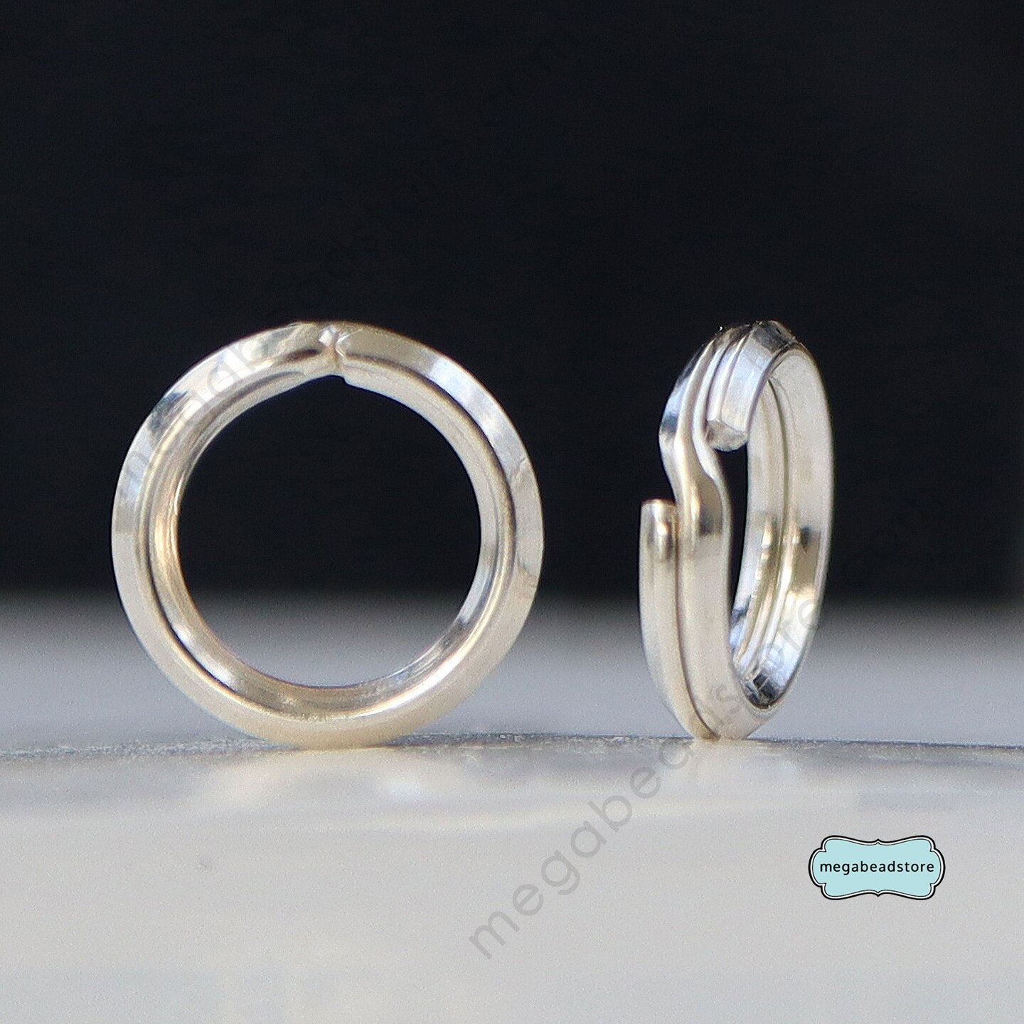 Mix Pack- 5mm 6mm 7mm 8mm Split Rings 925 Sterling Silver Jump Rings ...