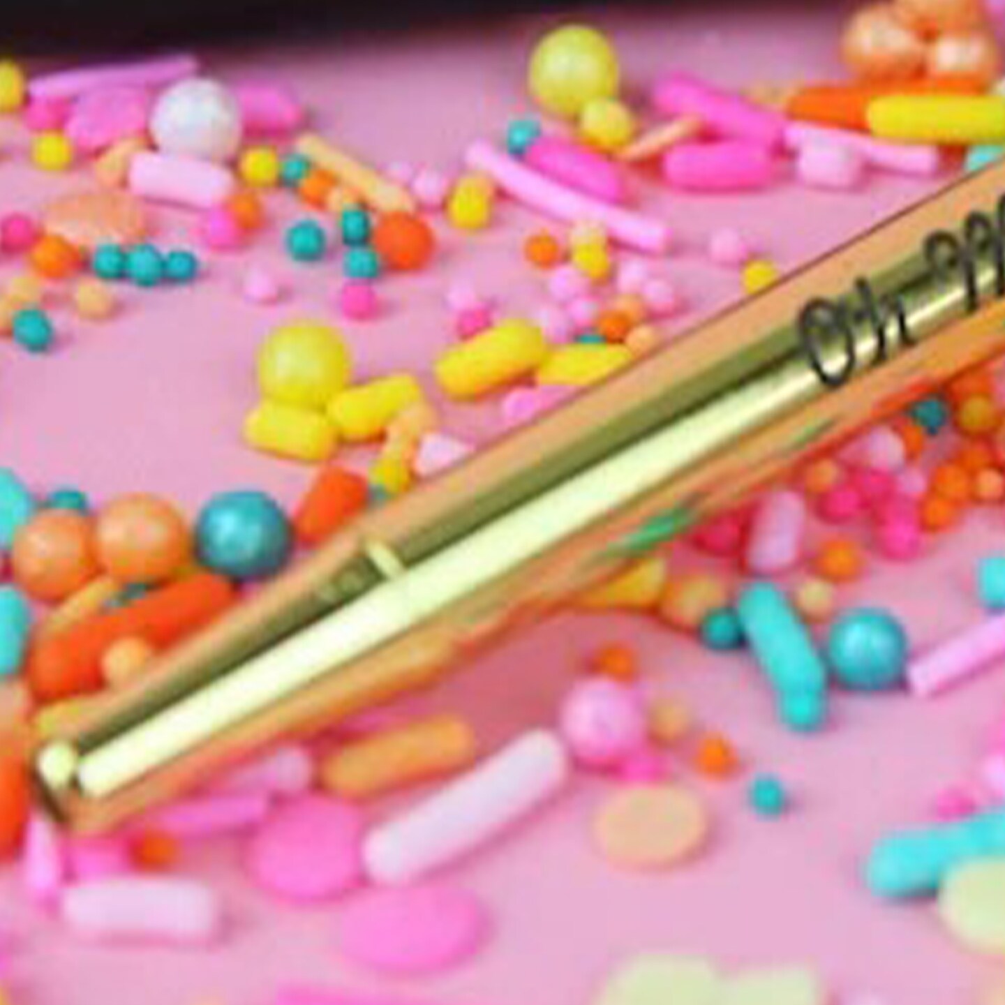 “Oh My Pops” Gold Sprinkle Pen Precise Sprinkle Placement Tool | Michaels