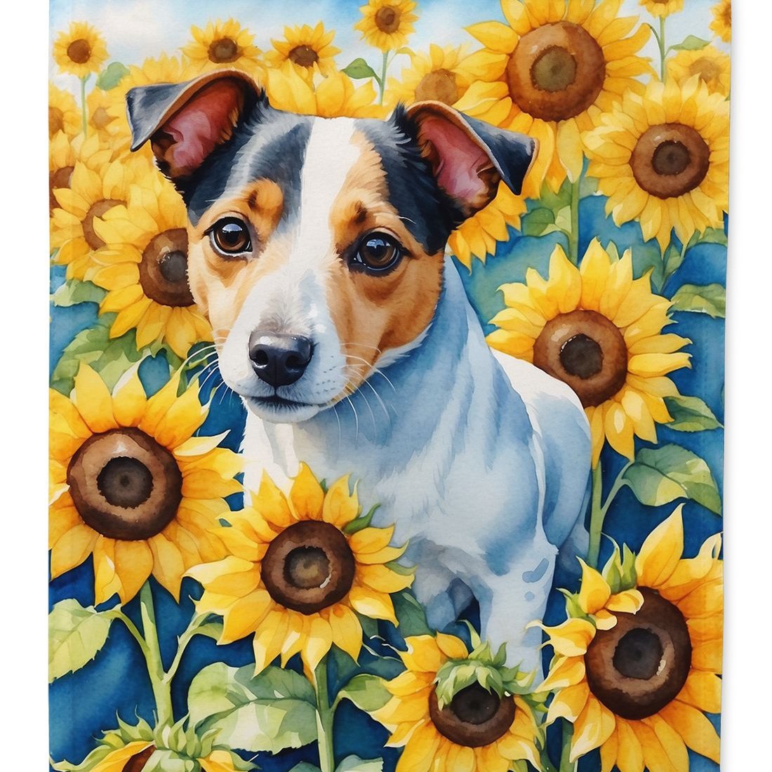 Edge Collections - 28" x 40" - Multicolor - Jack Russell Terrier House ...