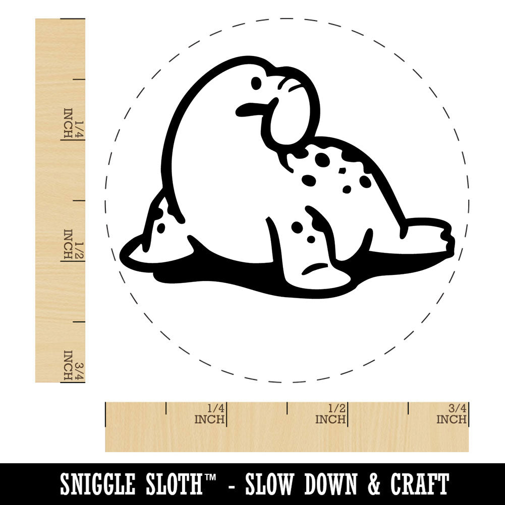 Big Nose Elephant Seal Marine Sea Animal Self-Inking Rubber Stamp for ...