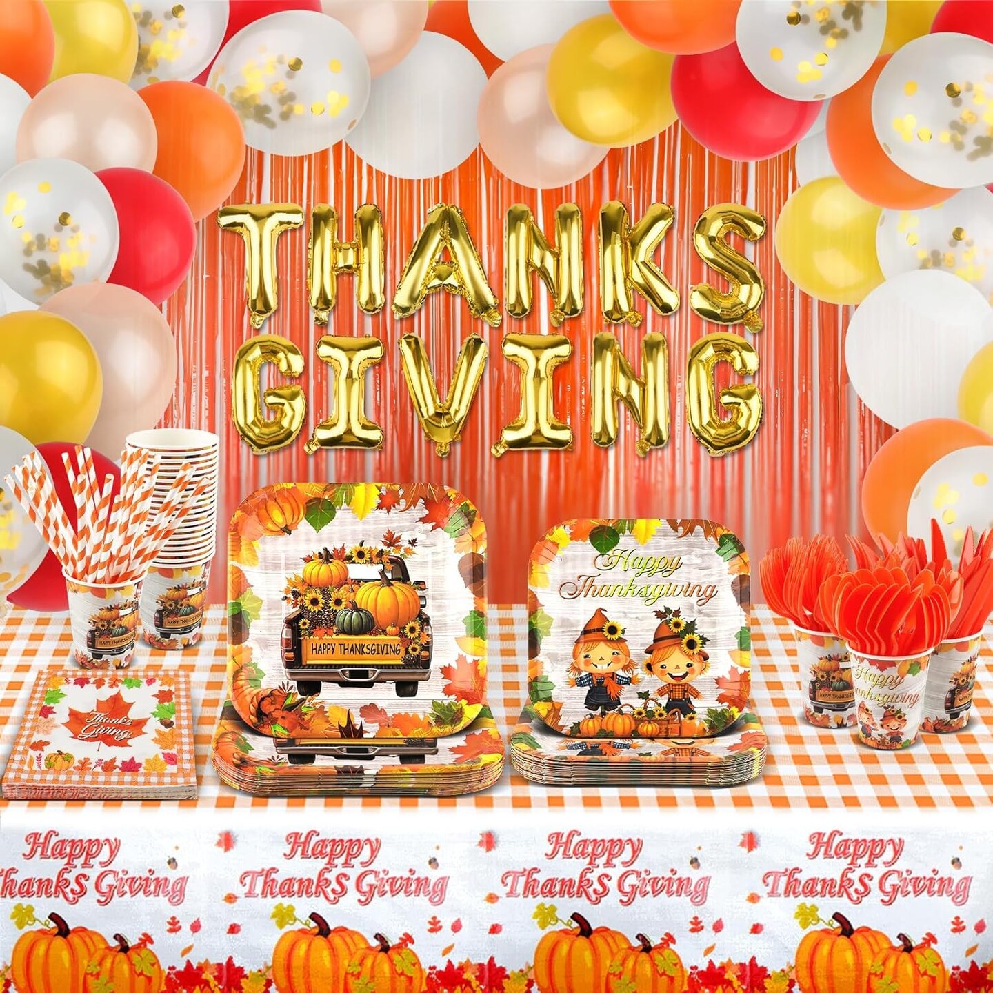 Thanksgiving Party Supplies(Fall-24 Packs)12 x 3.9 x 11 inches | Michaels