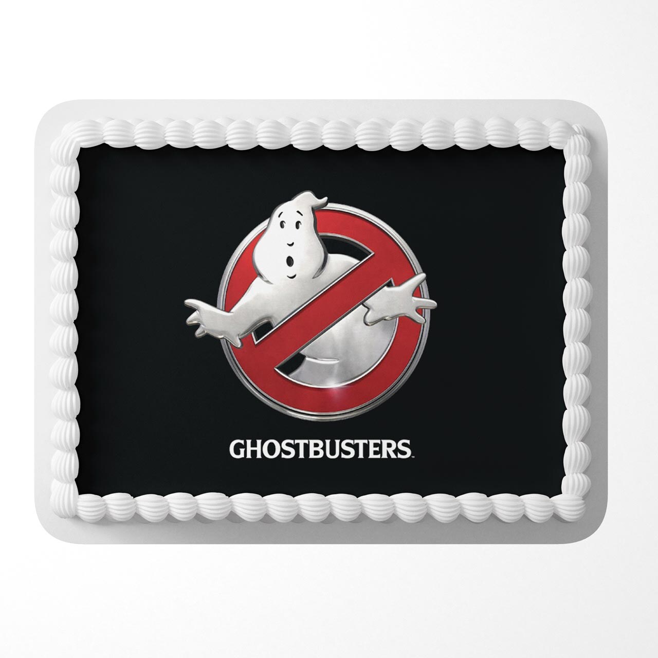 Ghostbusters Ghost Edible Cake Image Topper Birthday Cake Sheet ...