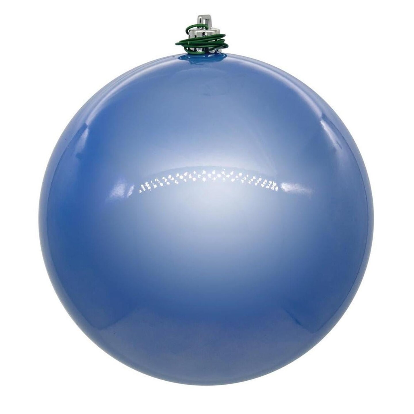 8in Periwinkle Pearl Christmas Ball Ornament | Michaels