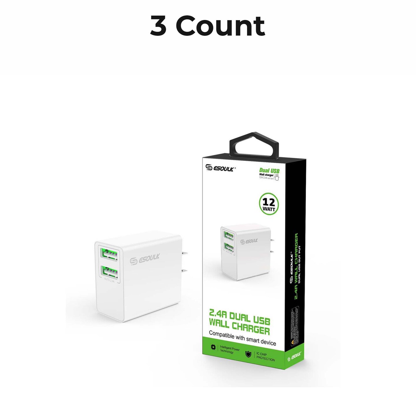 2.4 Dual USB Wall Adapter 12/48 | Michaels