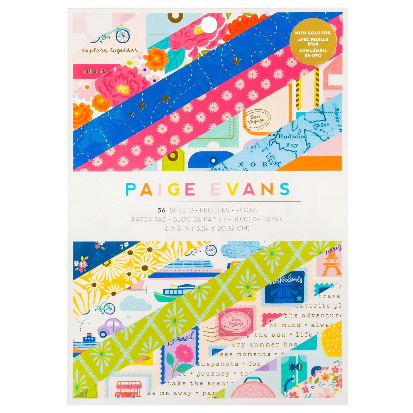 Paige Evans Adventurous Single-Sided Paper Pad 6"X8"-36 Sheets | Michaels