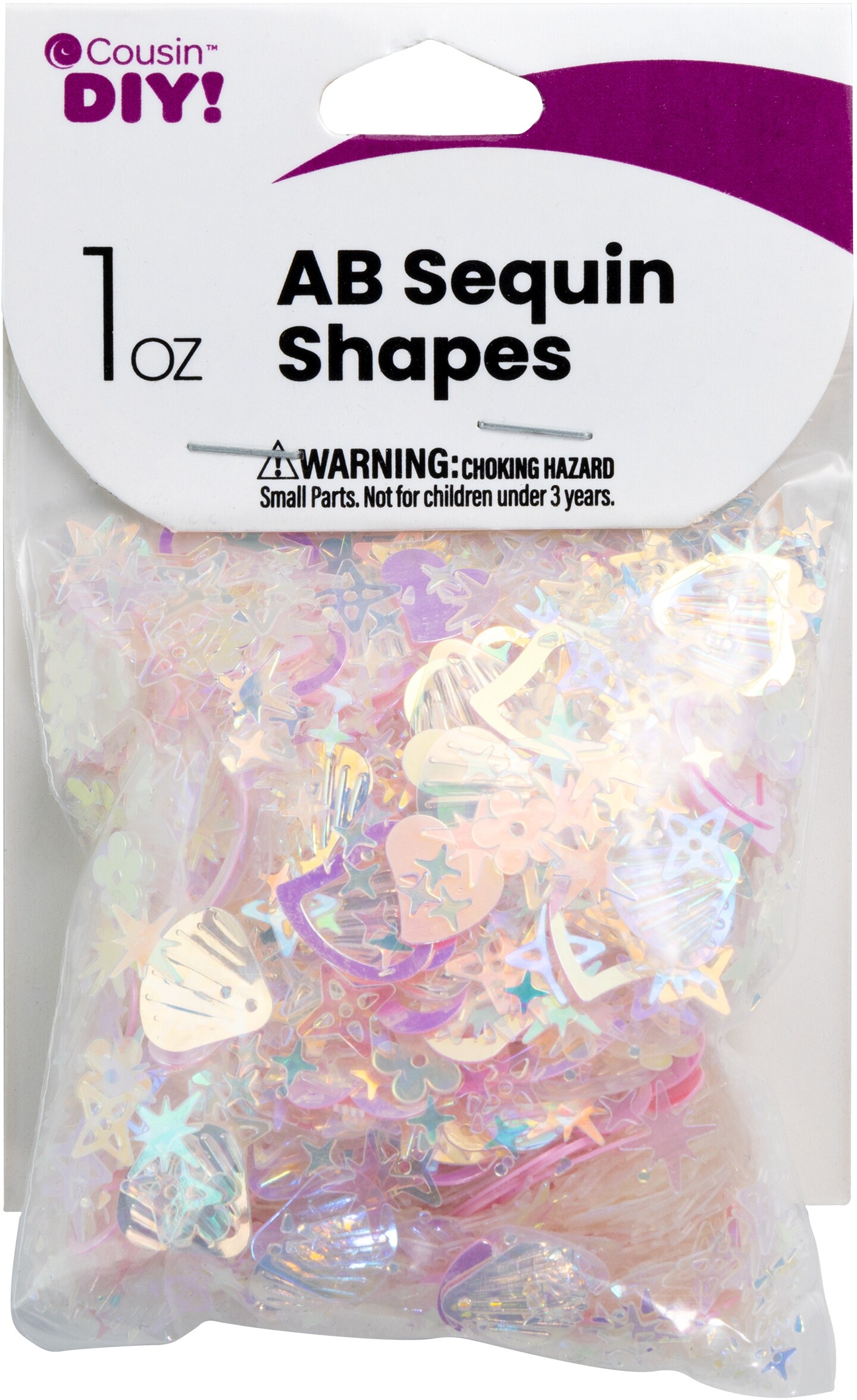 CousinDIY Crystal Sequins 1oz-Assorted Shapes | Michaels