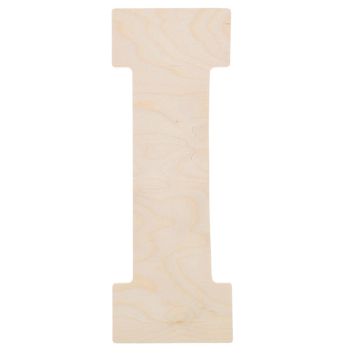 Good Wood By Leisure Arts Letter 13" I, Wooden Letters, Wood Letters ...