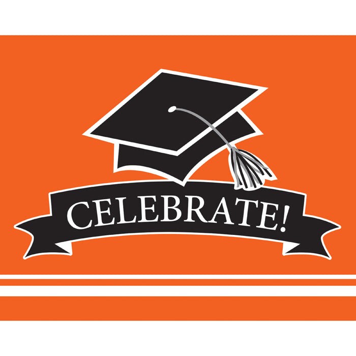 Orange Graduation Invitations (25/Pkg) | Michaels