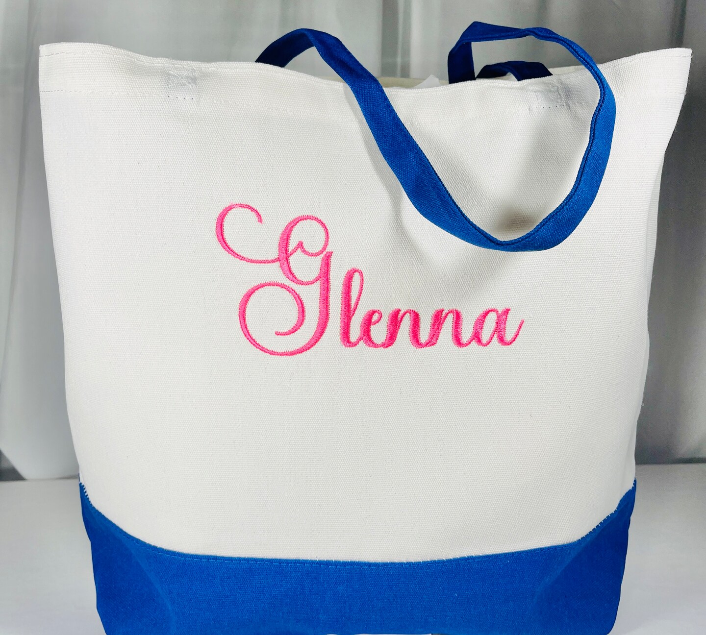 Monogrammed, Personalized, Initialed, Canvas Tote Bag, You pick bag ...