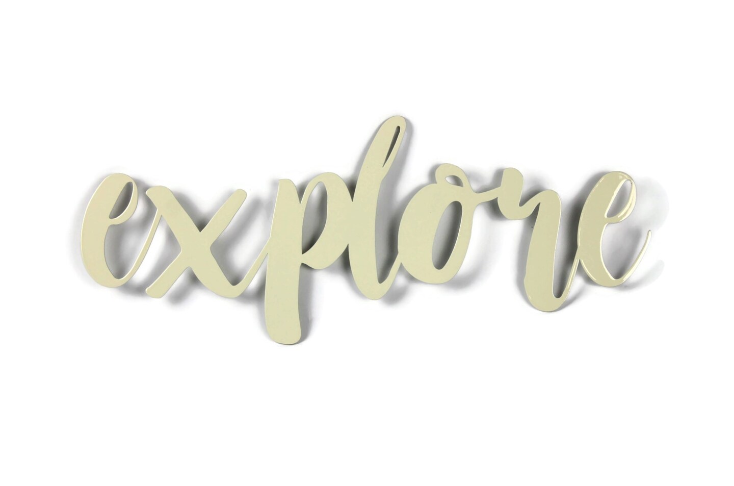 explore Metal Script Word Sign 15 to 21 Inches Wide | MakerPlace by ...