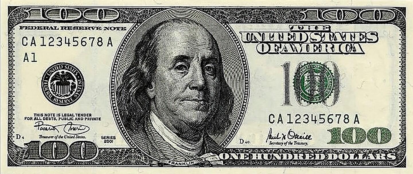 100 Dollar Money Edible Cake Topper - Personalized Fondant Decor for ...