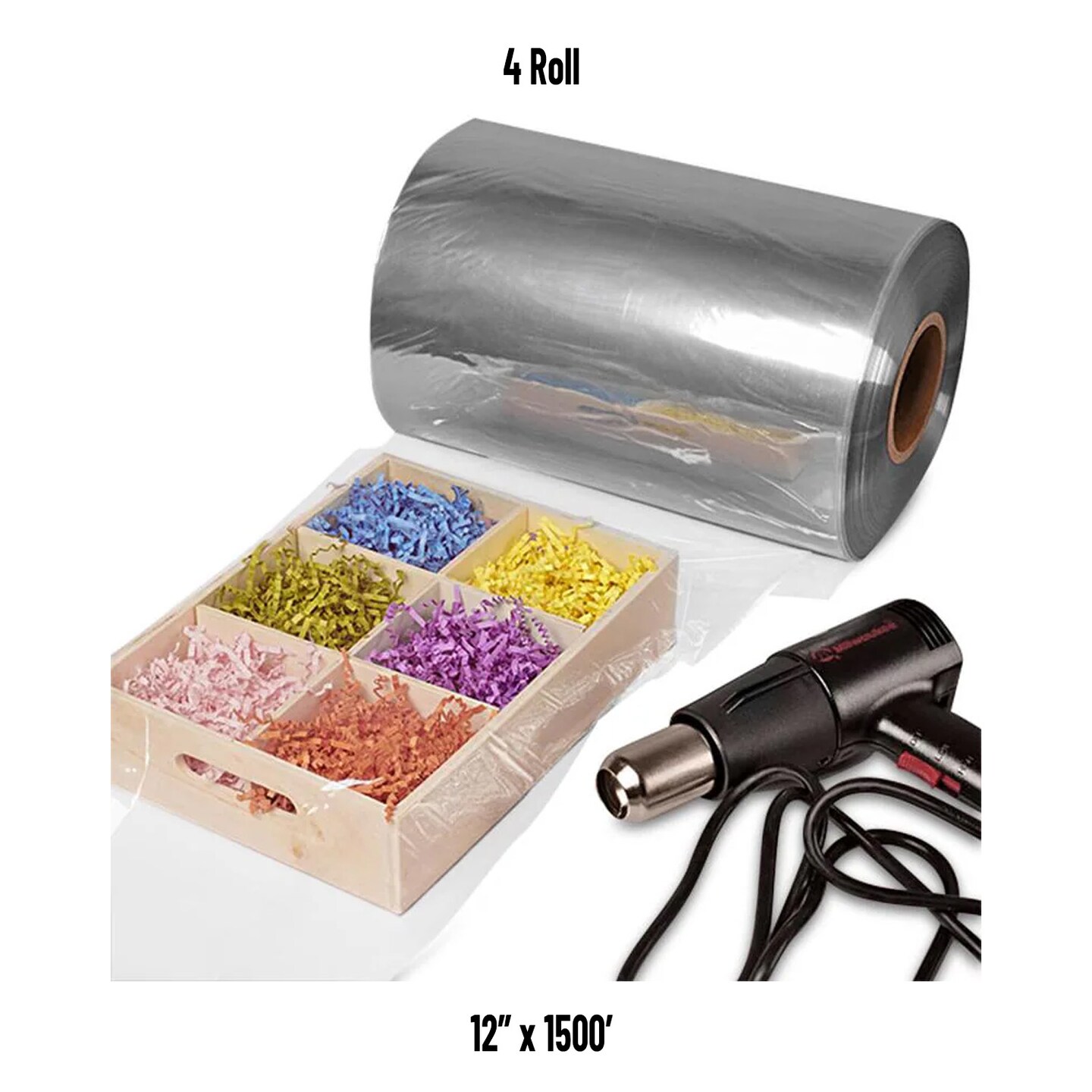 100 Gauge Pvg Shrink Film Tubing 12" x 1500 Yards | Michaels