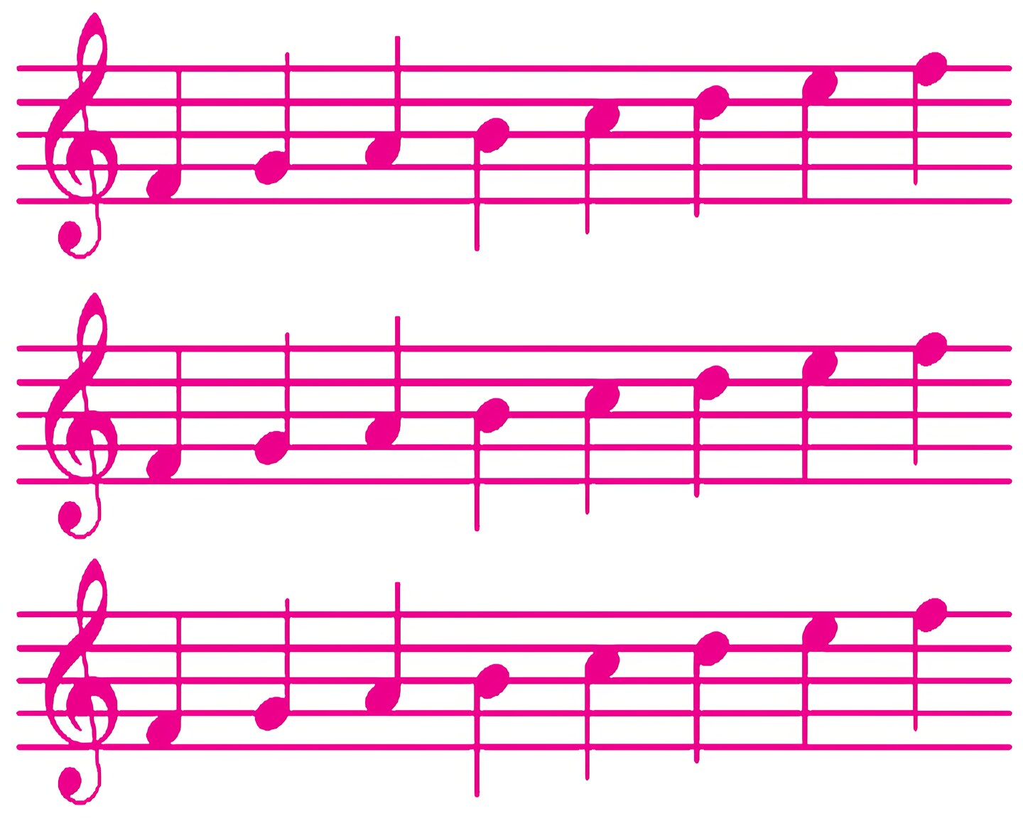 Pink Music Notes Band Happy Birthday Edible Cake Topper - Personalized ...