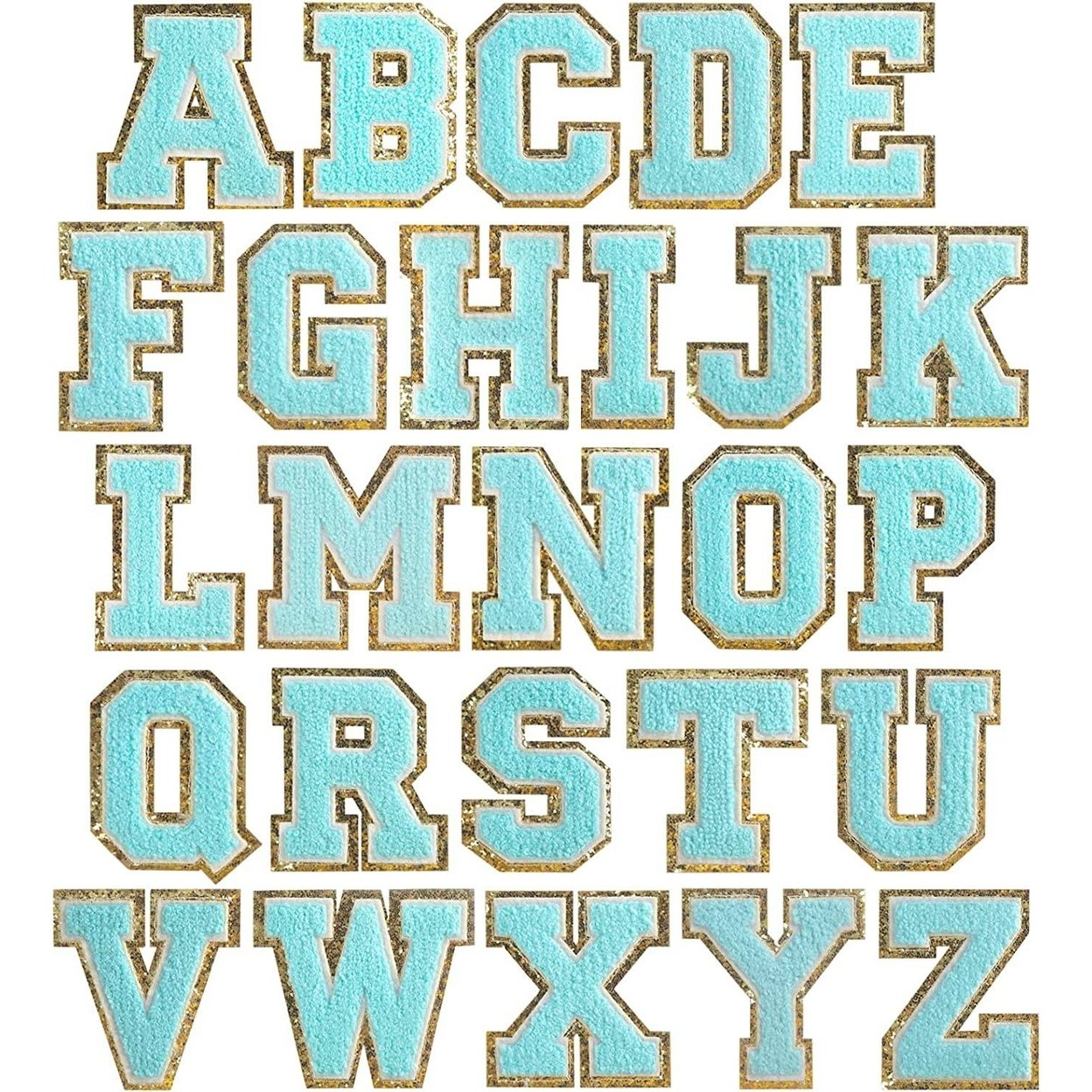Blue Self Adhesive Chenille Letters Patches | Michaels