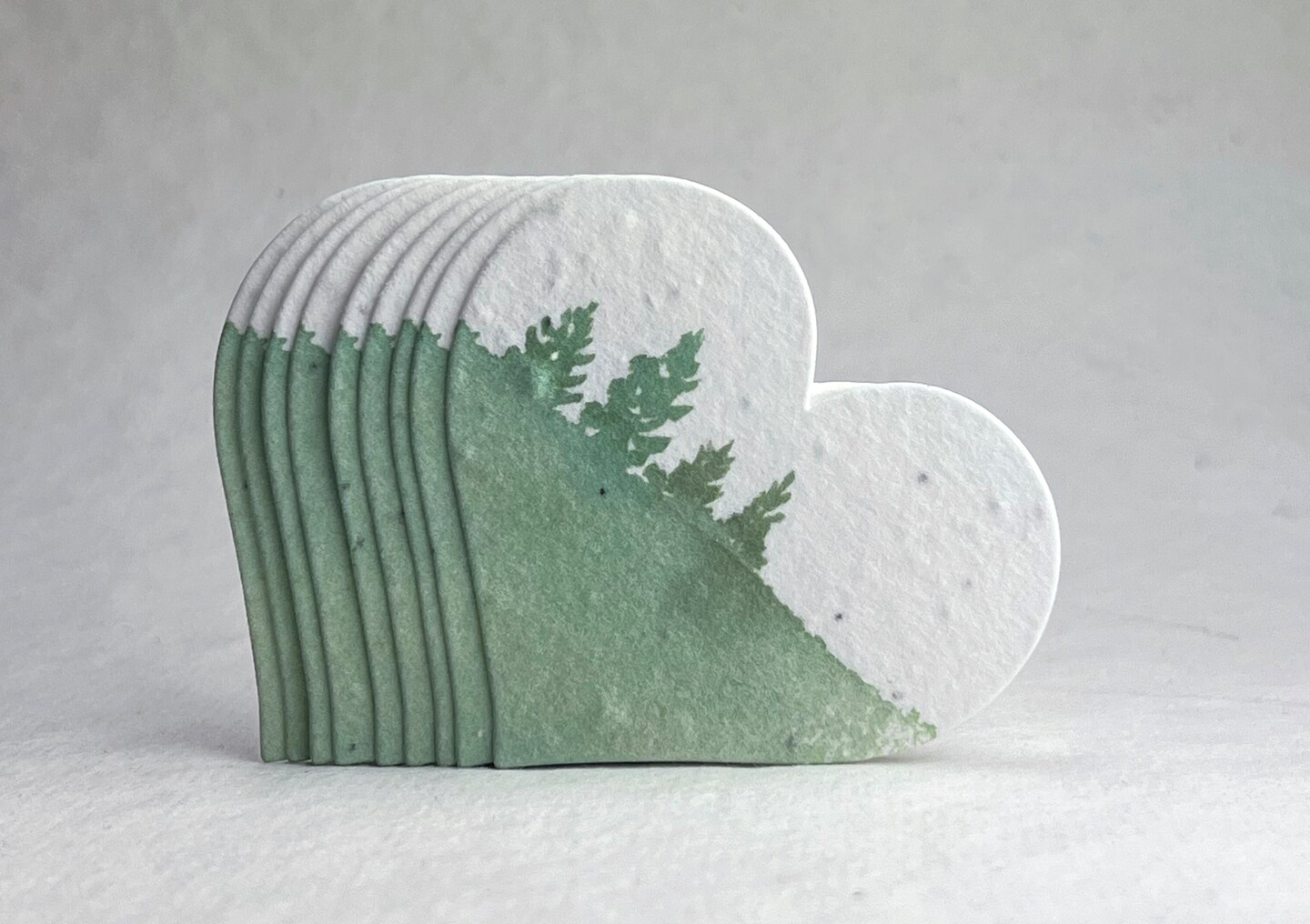 Wildflower Seed Paper Large Hearts - Optional Customization - Nature ...