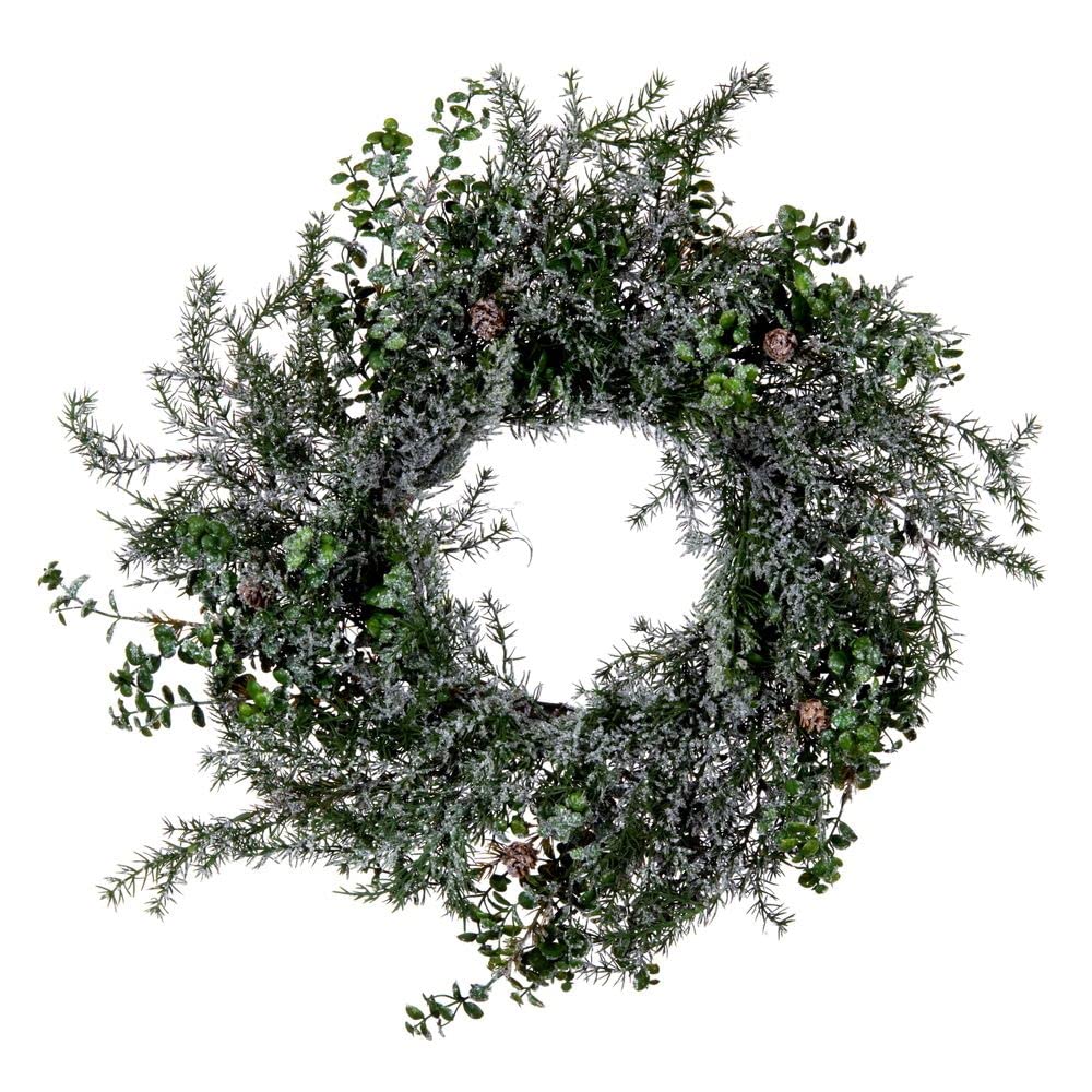 26" Snow Cedar/Eucalyptus Wreath | Michaels