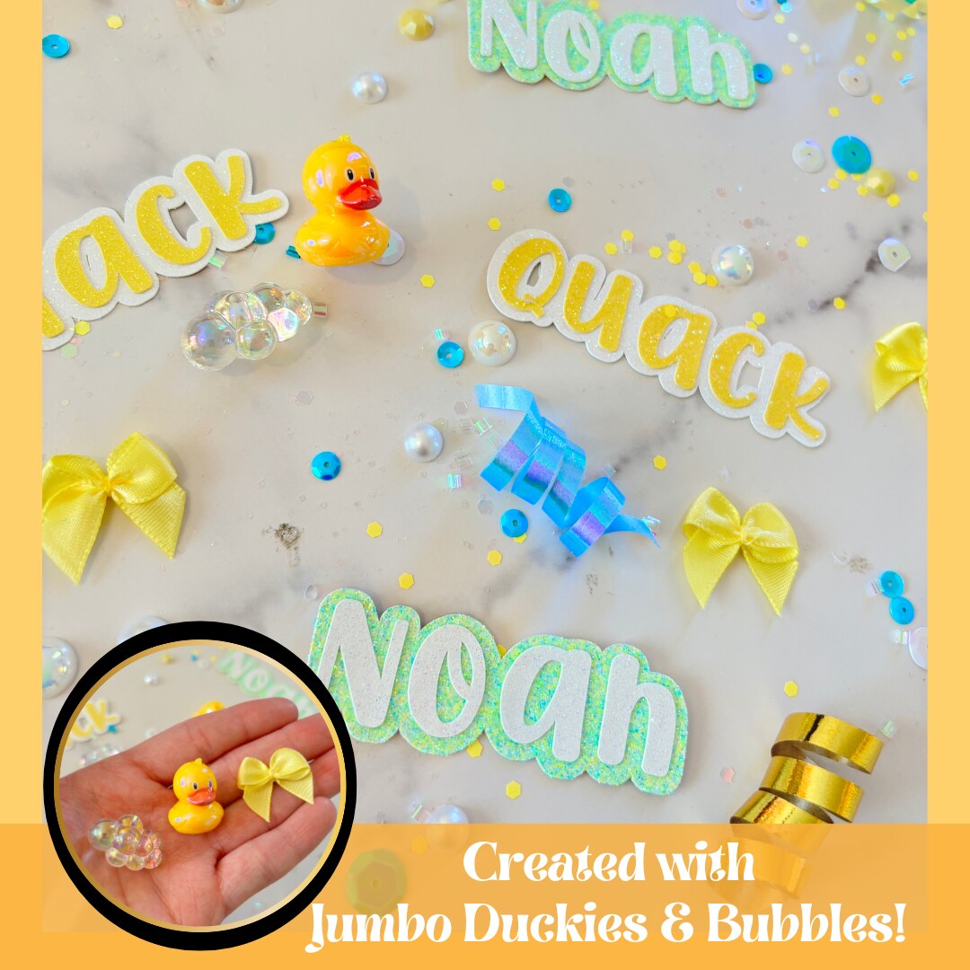 DELUXE Rubber Ducky Confetti Table Scatter| Rubber Ducky Party Decor ...