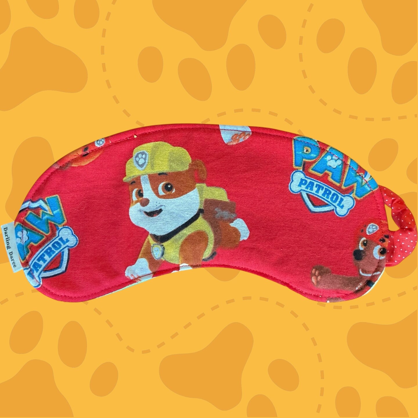 Paw Patrol Rubble Kids Sleep Mask, Eye Mask, Boy Sleep Mask, Girl Sleep ...