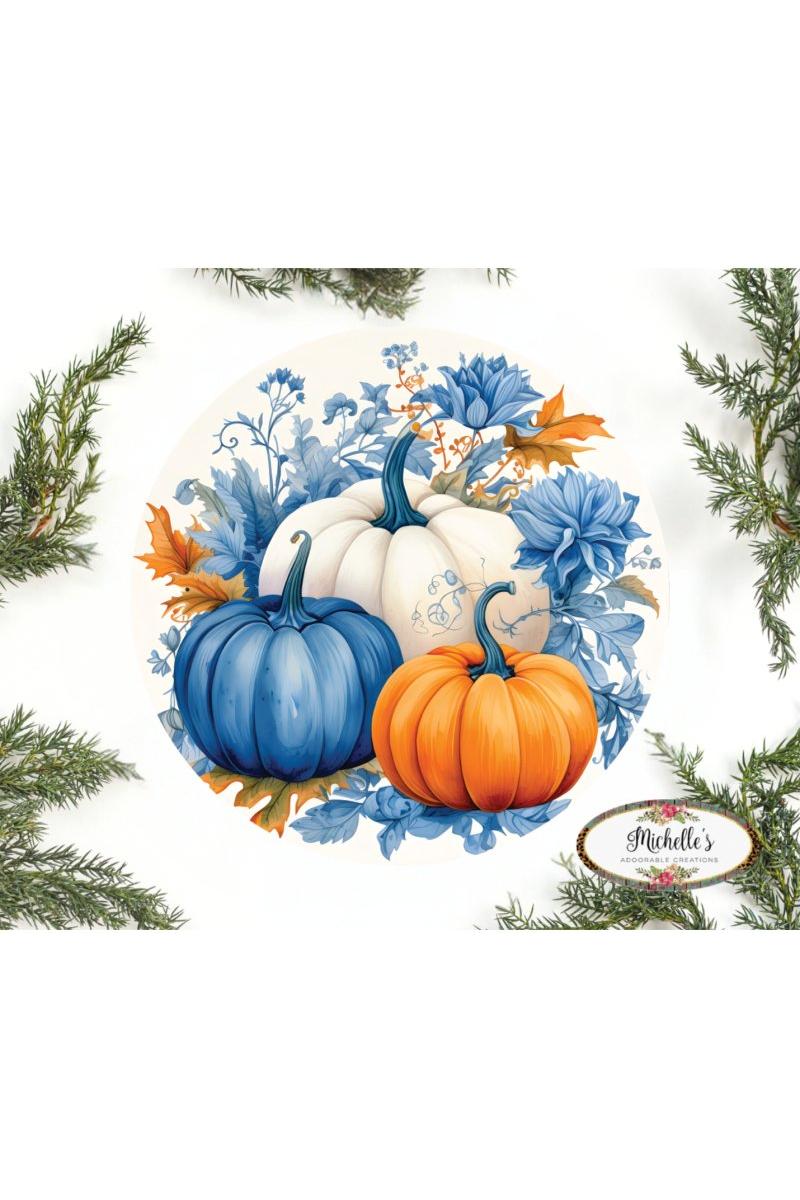 Blue Pumpkin Fall Foliage Sign | Michaels