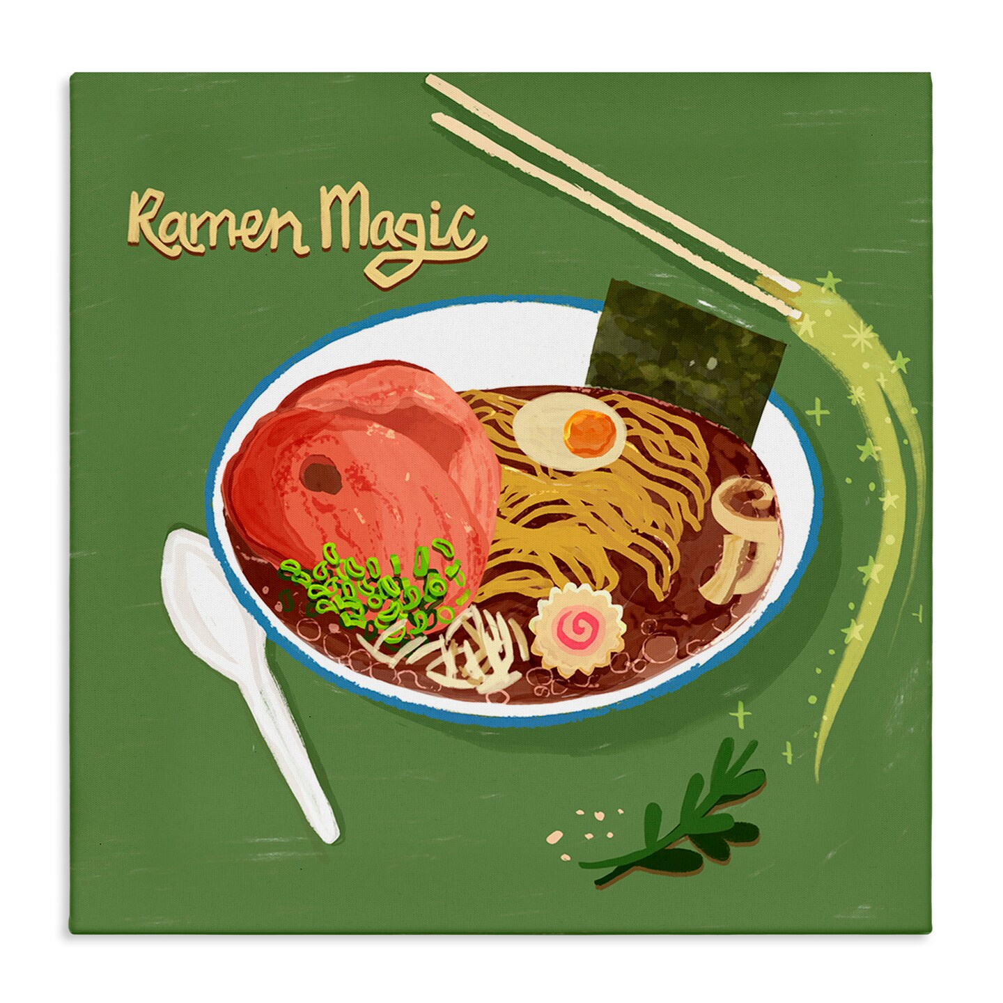 Stupell Industries Ramen Magic International Meal Canvas Design by ...