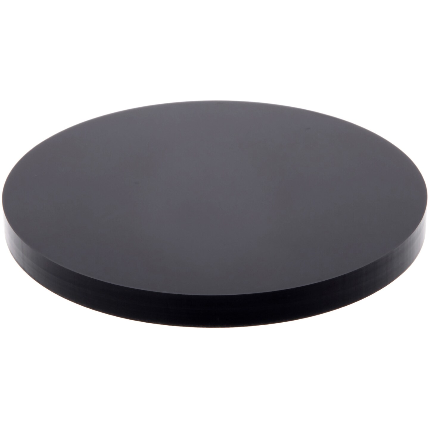 Plymor Black Acrylic Round Standard-Edge Display Base, 2.5" W x 2.5" D ...