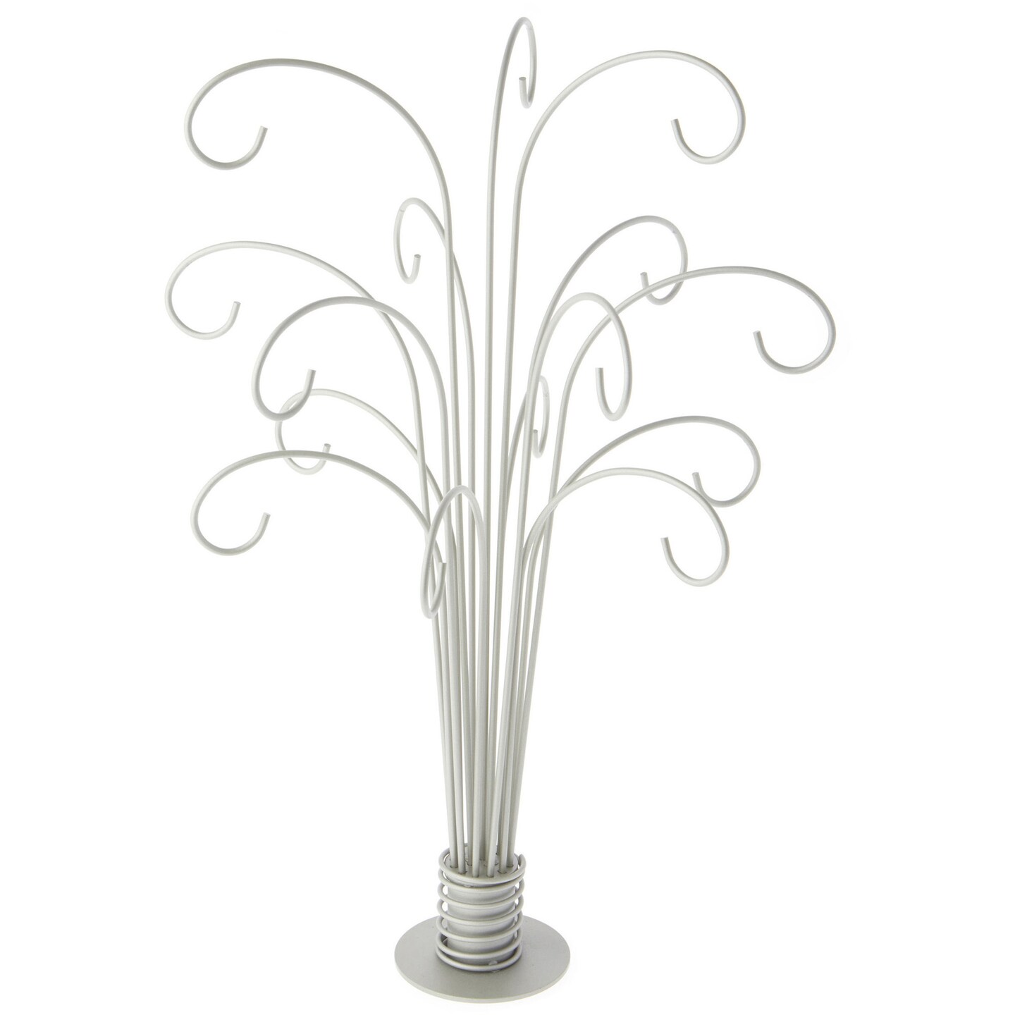Bard's Fountain-Style Silver Ornament Tree, 15 Branch, 10.5" W x 10.5 ...