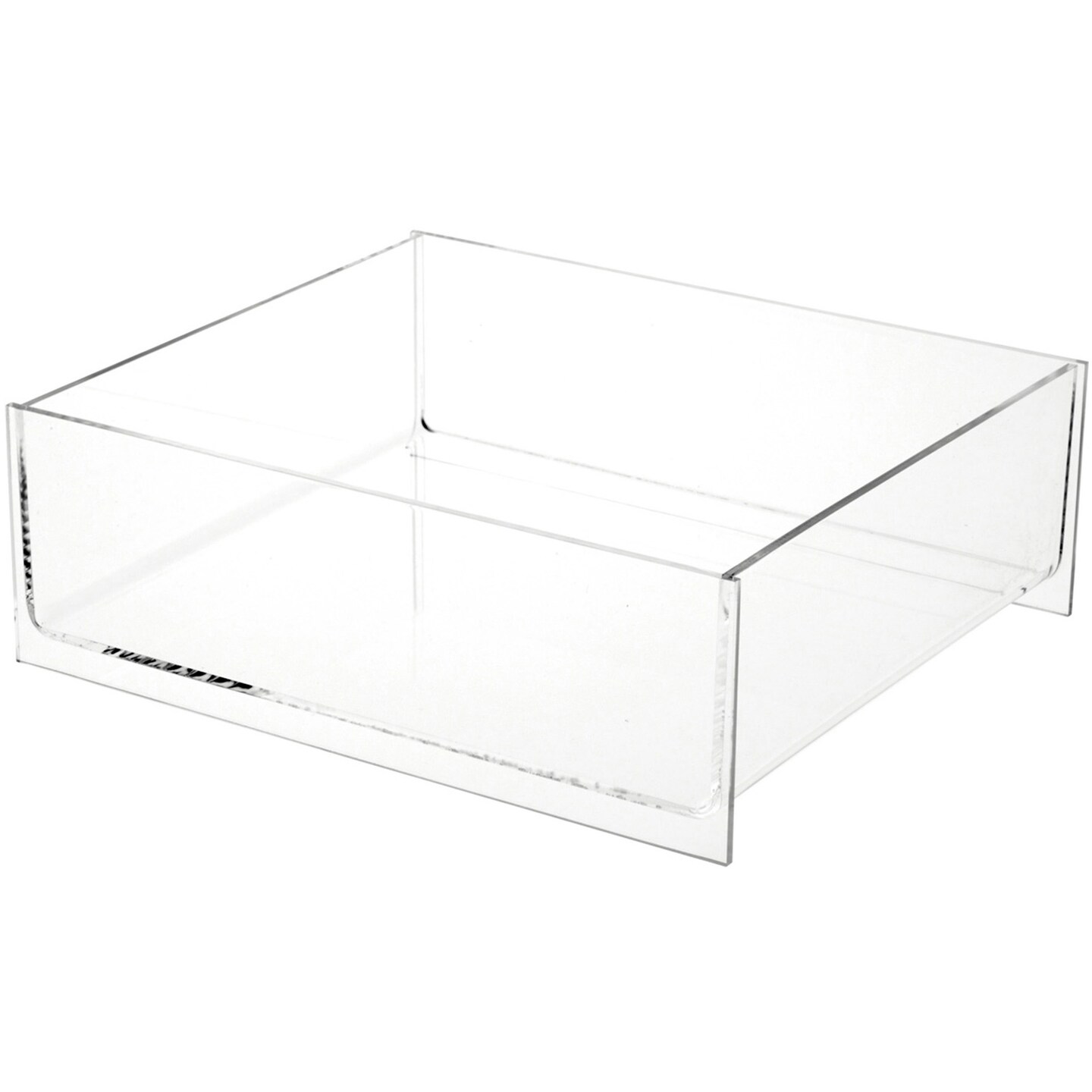 Plymor Clear Acrylic Rectangular Open Top Merchandise Display Tray, 7.5 ...