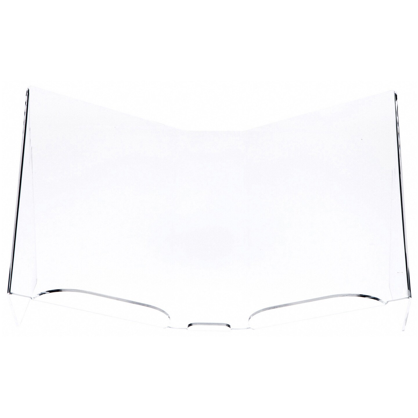 Plymor Clear Acrylic Open Book Display Stand with 1" Ledge, Tilted ...