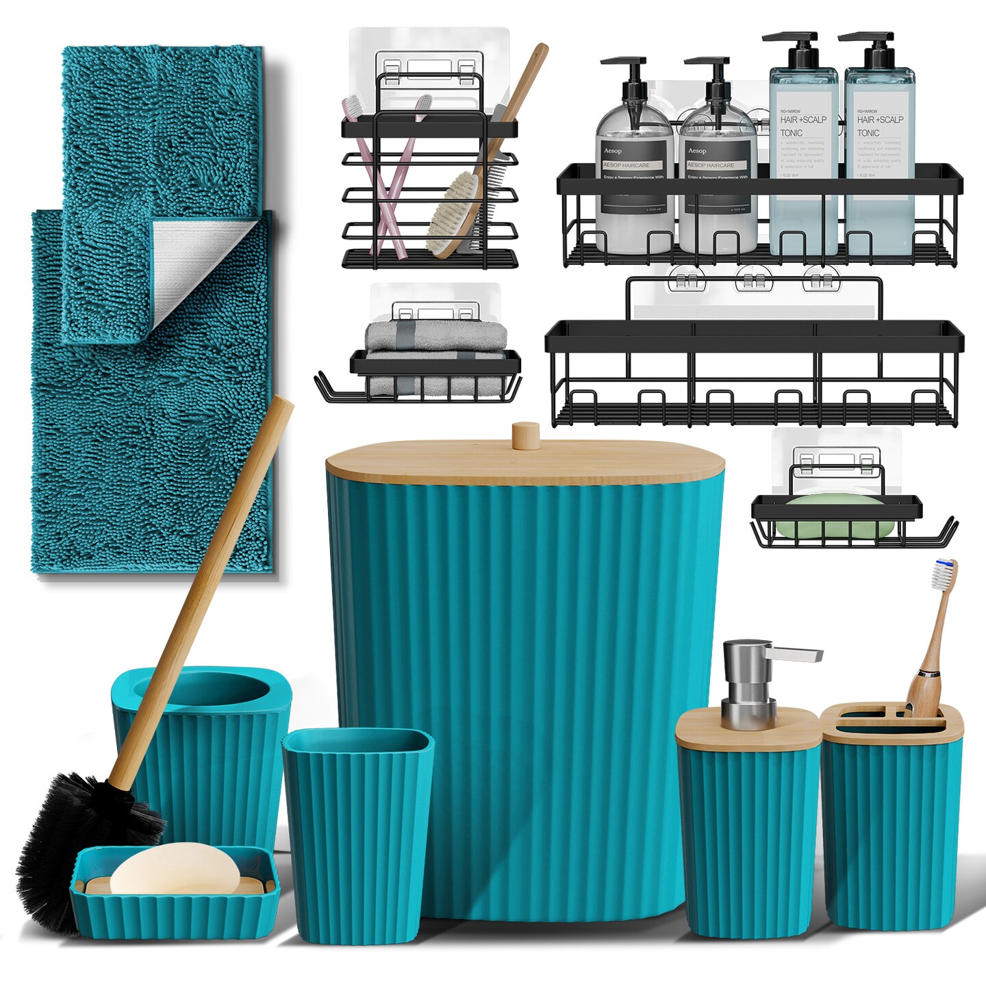 Clara Clark Bathroom Accessories Set | Michaels