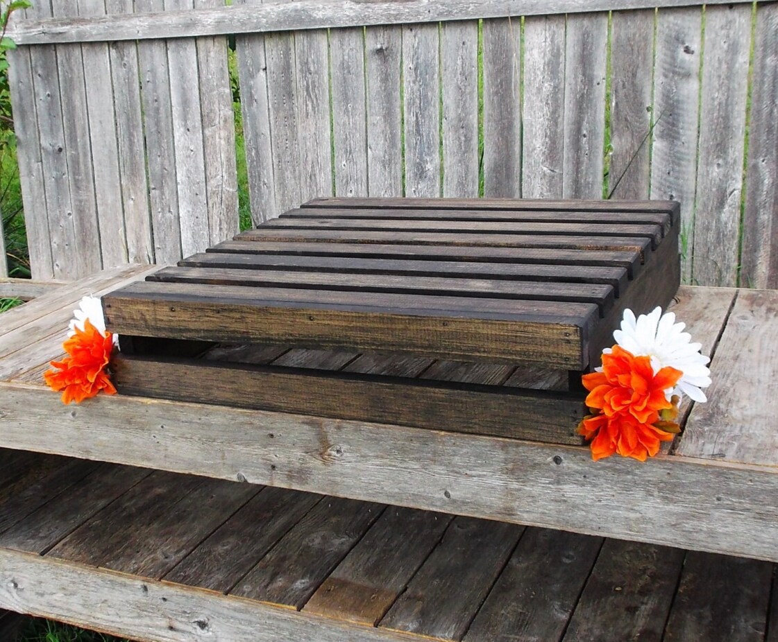 Rustic Wood Crate Cake Stand - Fall Wedding Decor | MakerPlace by Michaels