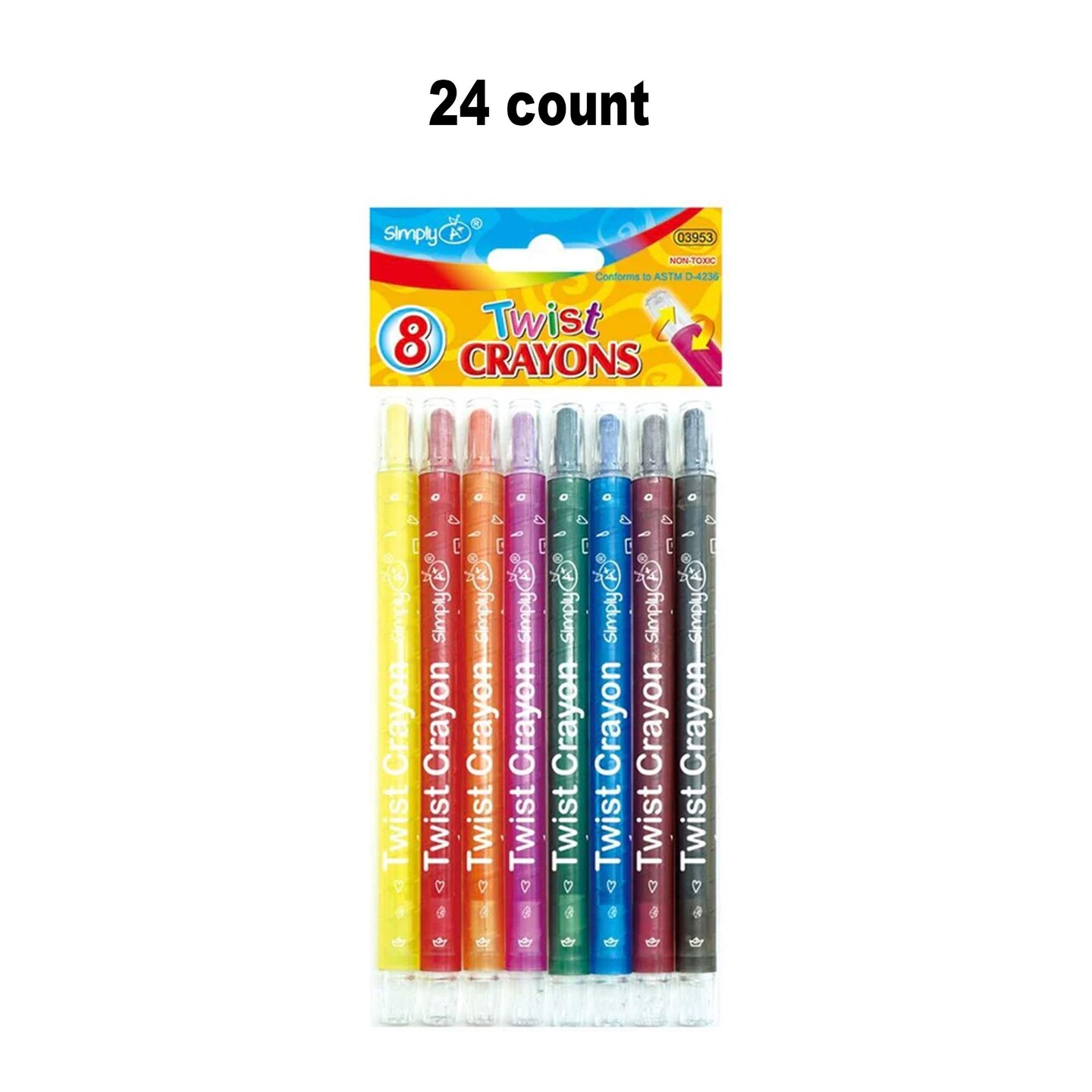 8 Color Twist Crayons | Michaels