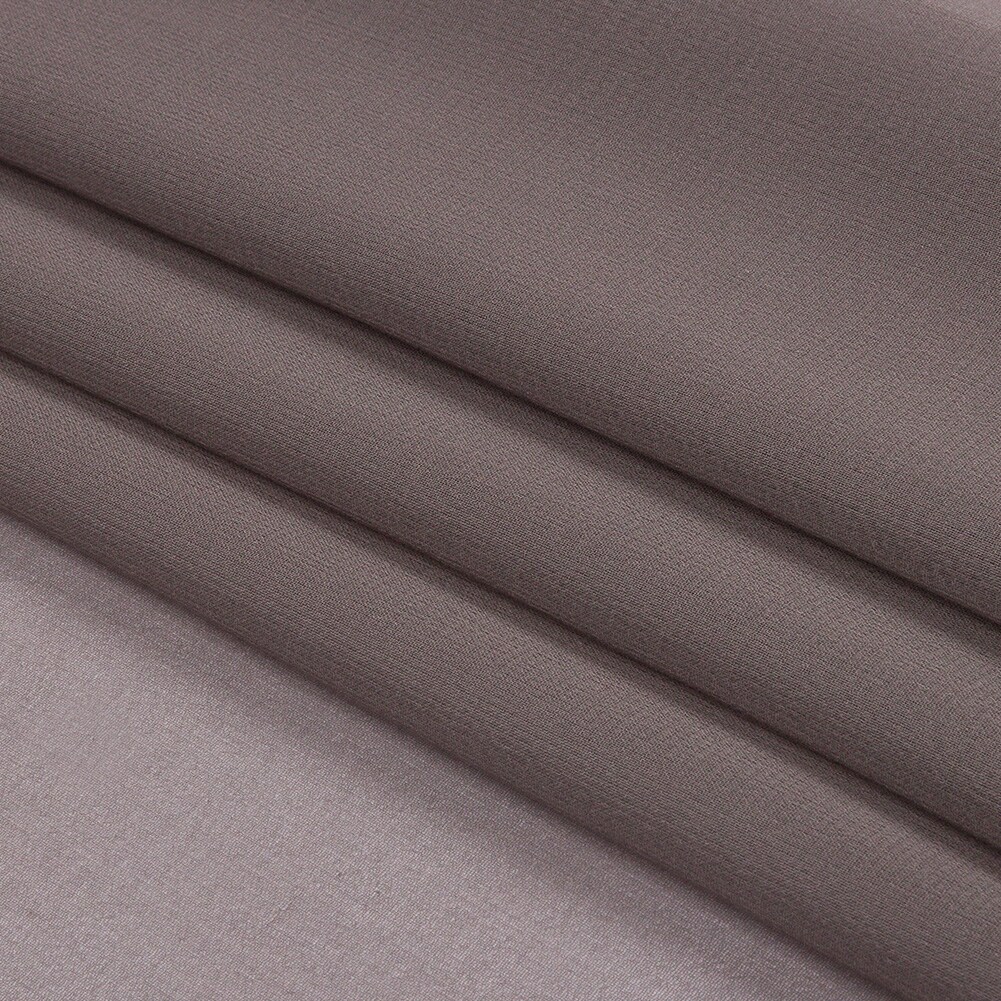1 Yard Dark Silver Silk Chiffon Premium Fashion Material Lightweight ...