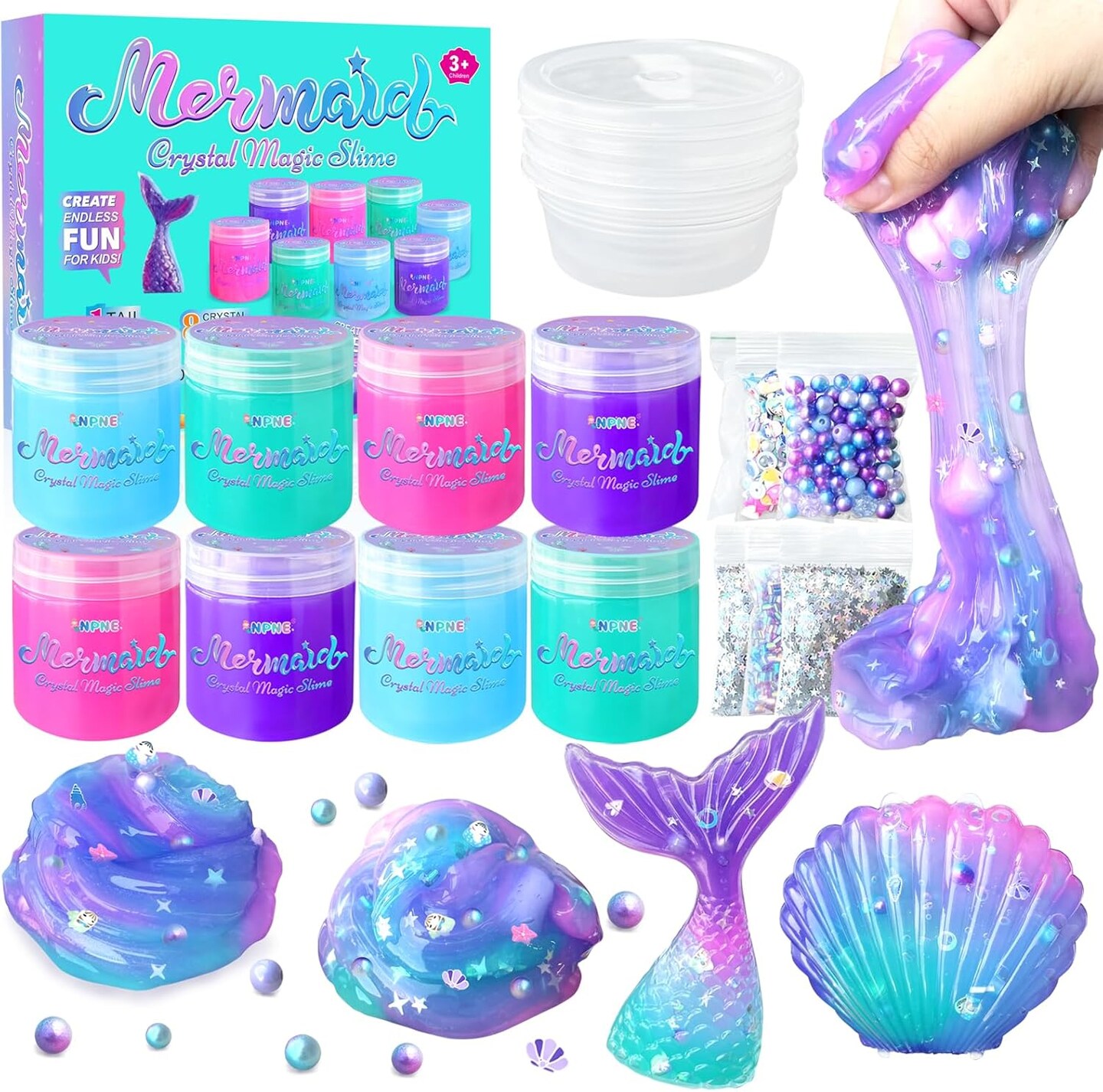 Mermaid Slime Kit with Glitter & Add Ins | Michaels