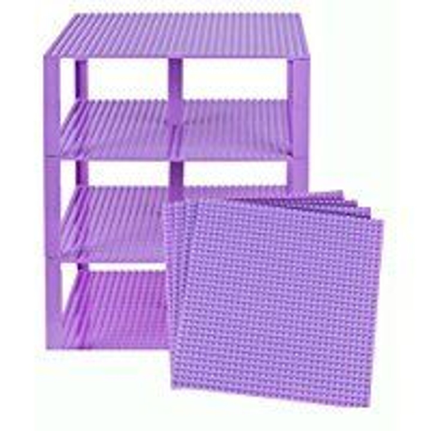 Strictly Briks 4 Pack Classic Stackable Baseplates 10x10 in, Building ...