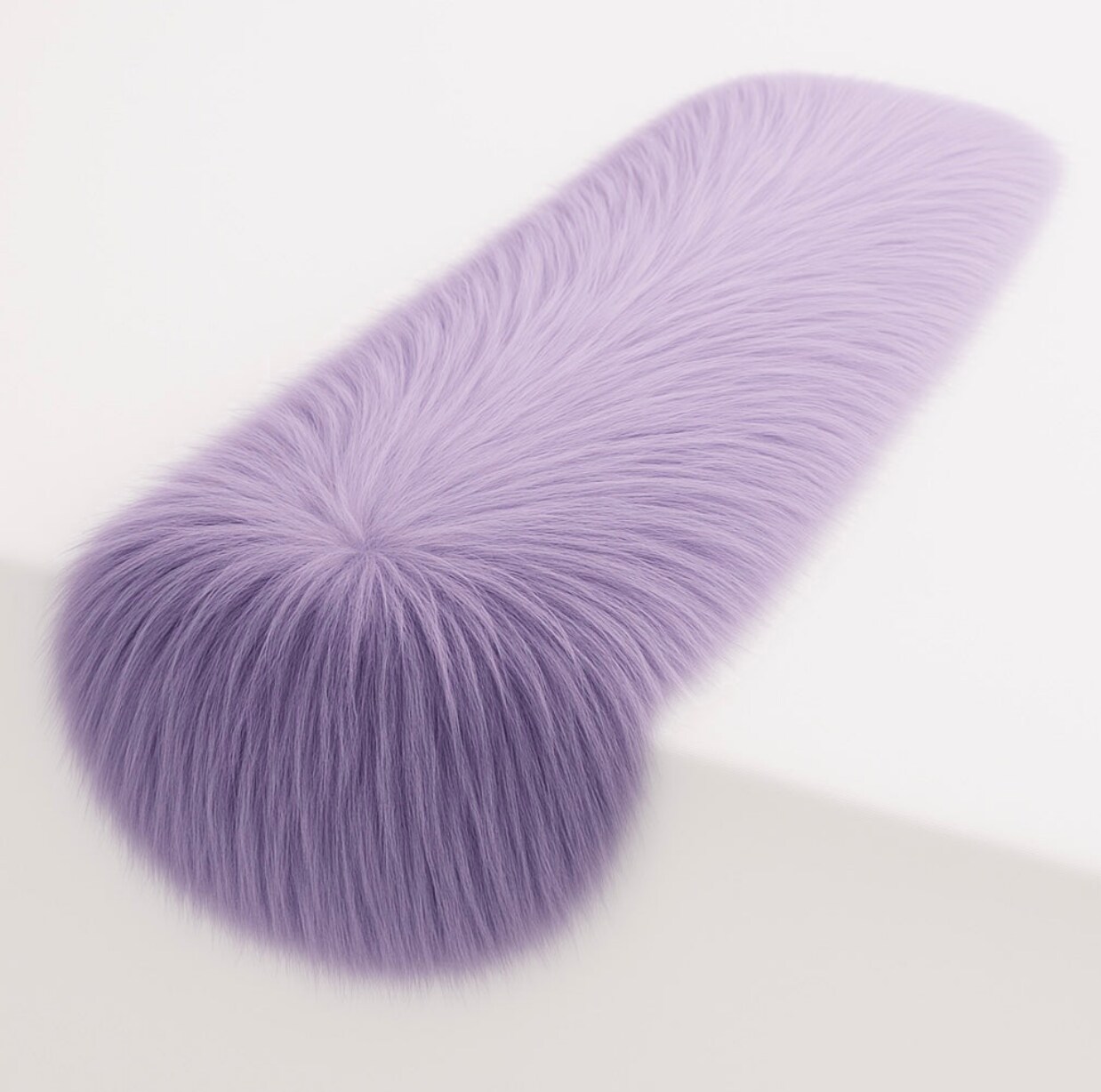 FabricLA Faux Fur Table Runner – Fluffy Snow Christmas Table Runner ...