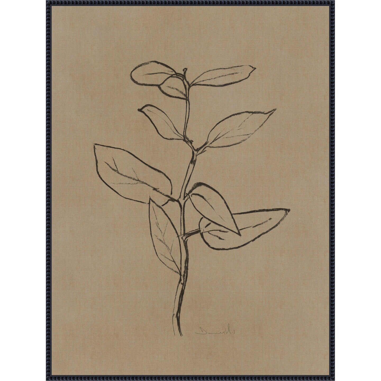 Eucalyptus Sapling by Dan Hobday Framed Canvas Wall Art, Size: 32 in. W ...