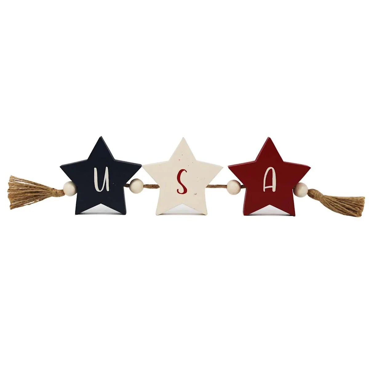 Patriotic USA Star Decor– Red, White & Blue Americana Decor for 4th of ...