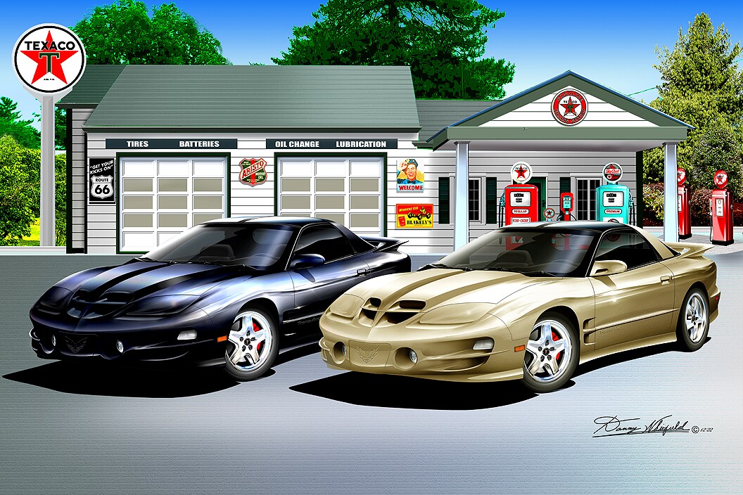 Pontiac Trans Am - Birds Of A Feather Flock Together - Art Print by ...