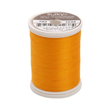 Sulky 30 Wt. Cotton Thread - Orange Sunrise - 500 yd. Spool | Michaels