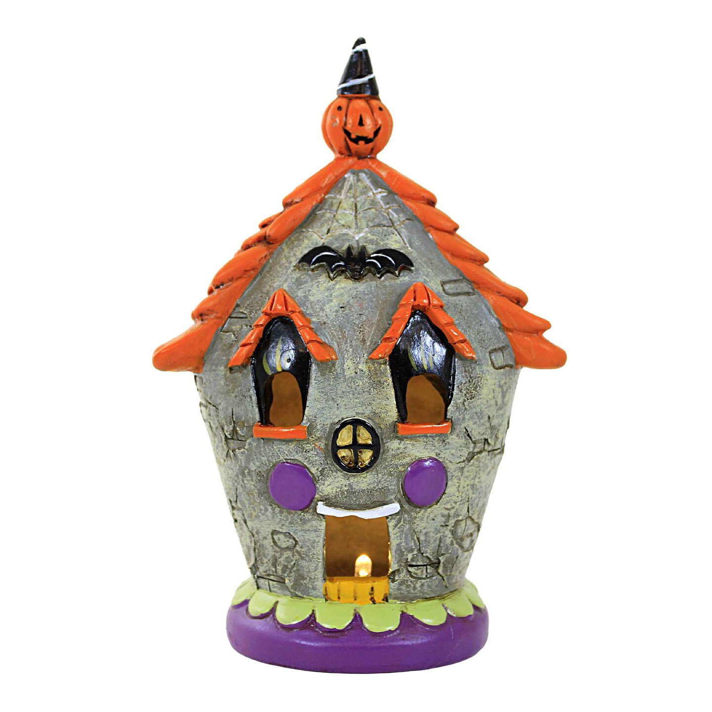 Transpac 7.75 In Happy Haunted House Halloween Building , Halloween ...