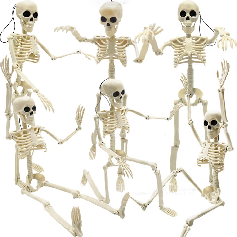6PCS Skeleton Halloween Decorations | Michaels