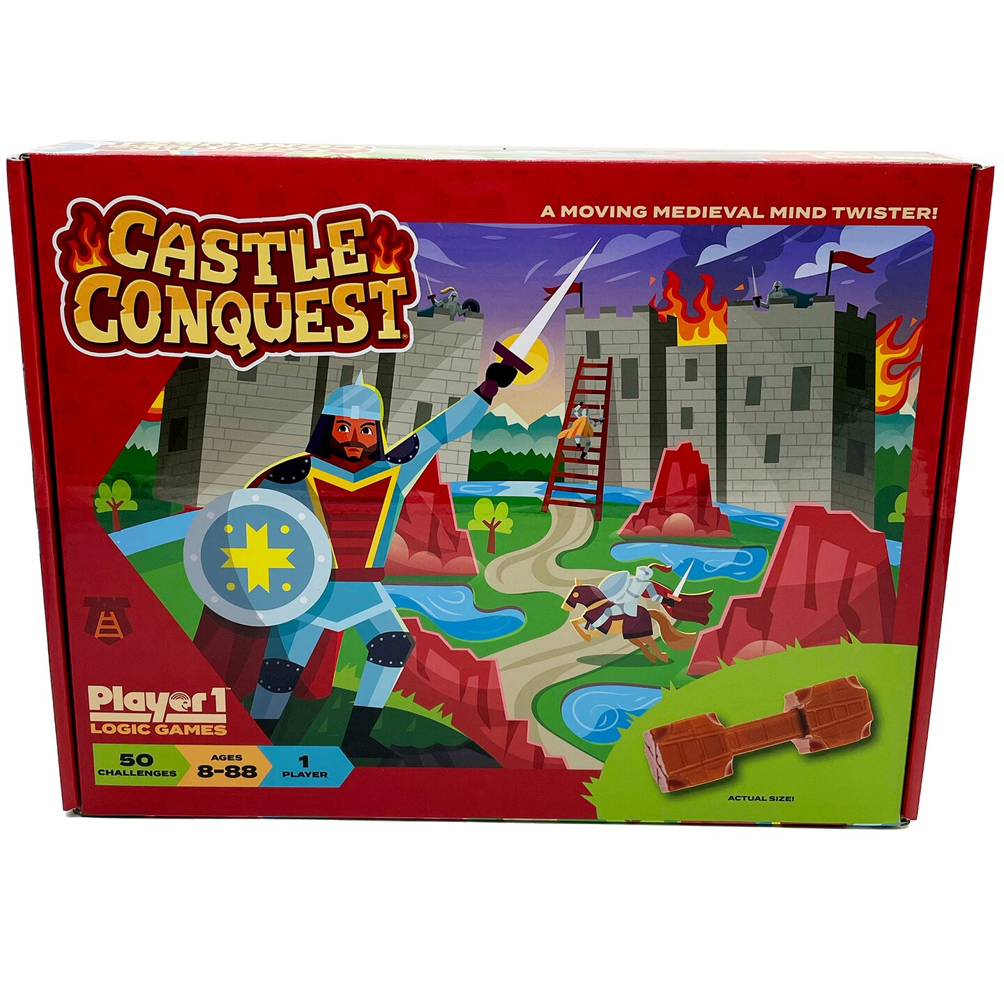 Player 1: CASTLE CONQUEST - Single Player Logic Game, 50 Challenges ...