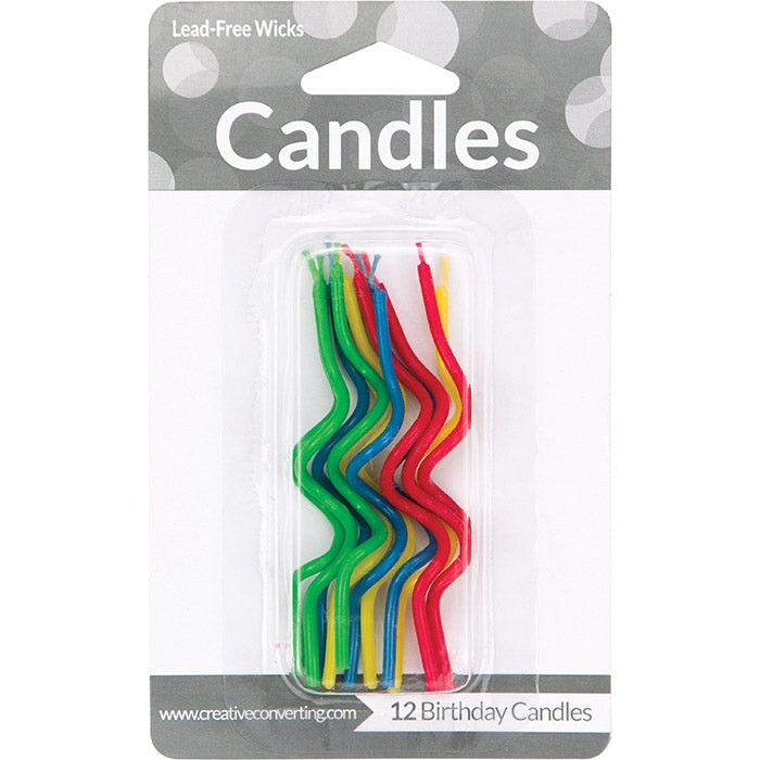 72 pc Bulk Assorted Curly Candles | Michaels