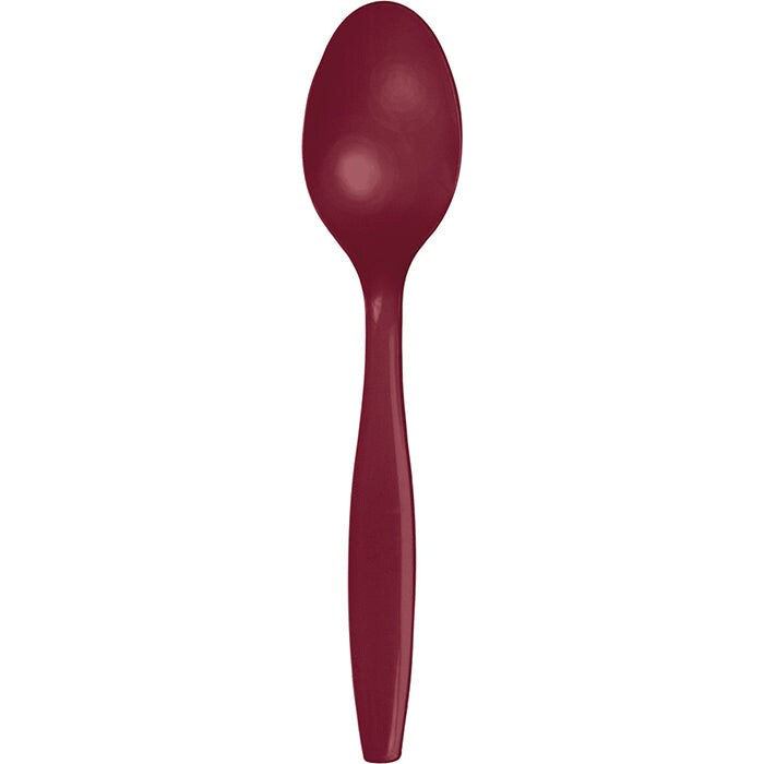 288 pc Bulk Burgundy Plastic Spoons | Michaels