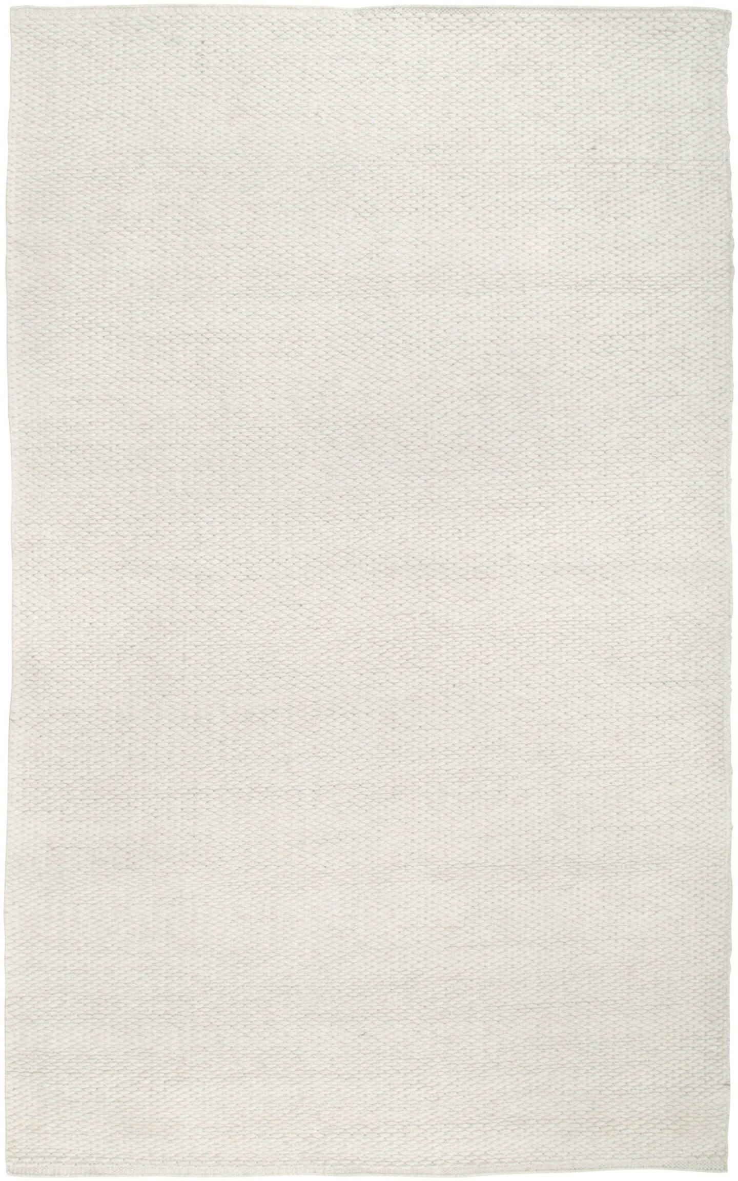 Rizzy Home Twist Collection Wool Area Rug, 9' x 12', Off White Solid ...