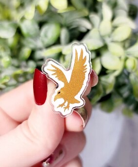 Thunderbird Pin, Acrylic Pin, Cryptid Core, Weird Pins, Cryptid Gift ...