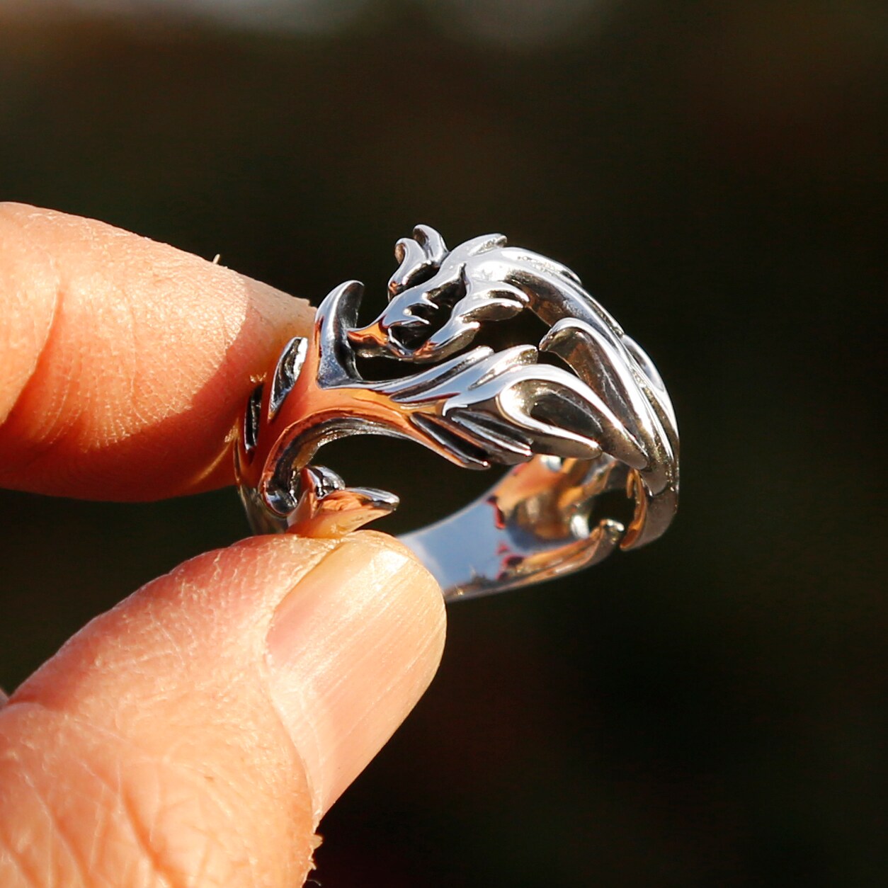 Adjustable dragon ring store