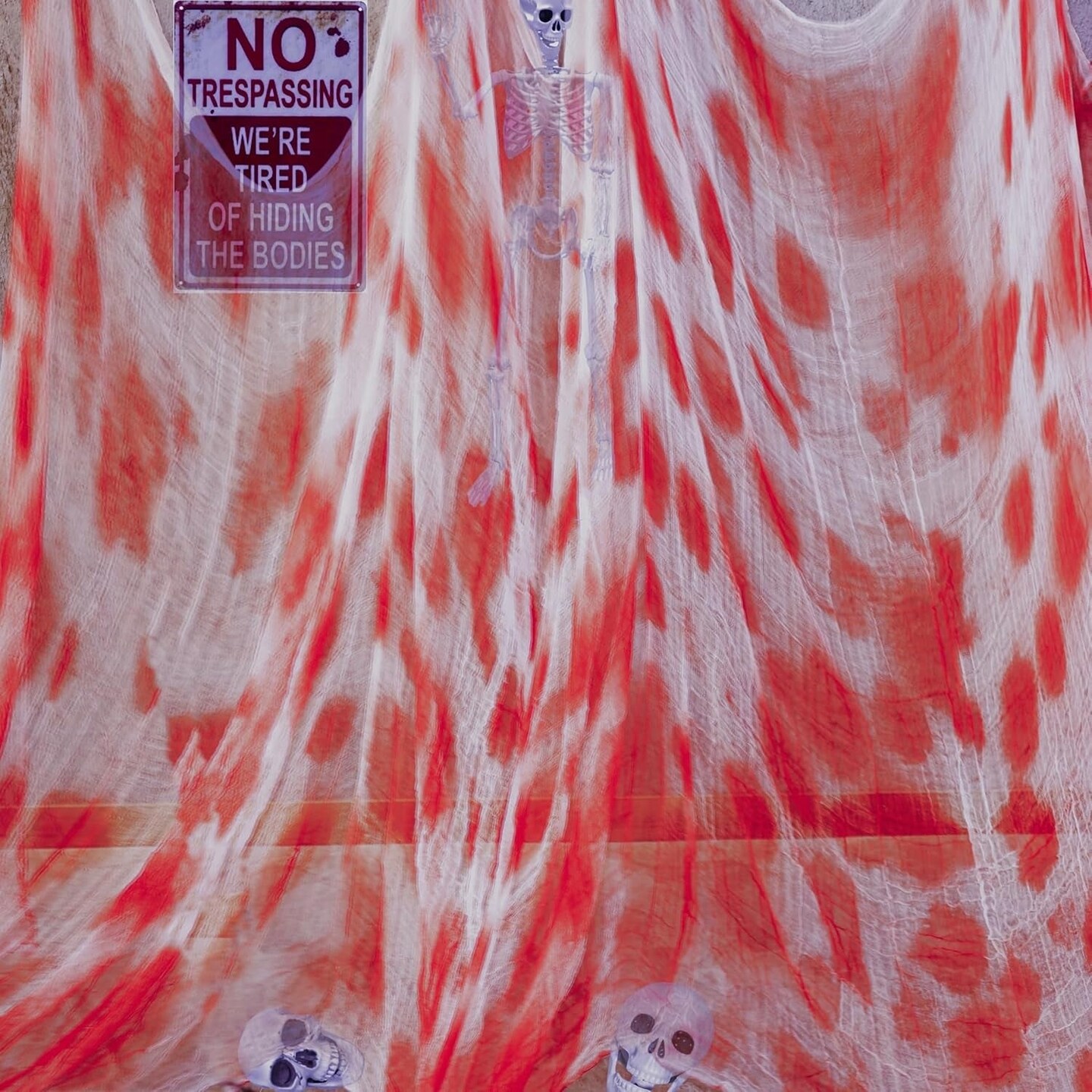 Halloween Blood Creepy Cloth（315 X 79 In） Scary Gauze Cloth Spooky ...