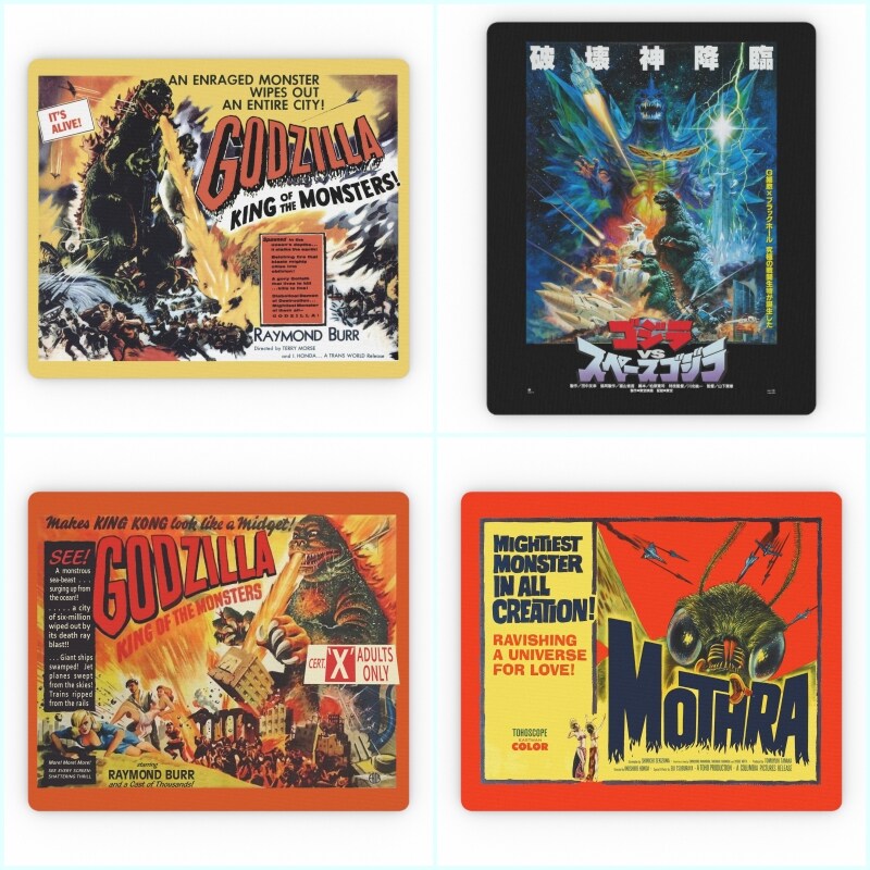 Godzilla Mouse Pad - Mothra - UK Godzilla - Space Godzilla - Godzilla ...