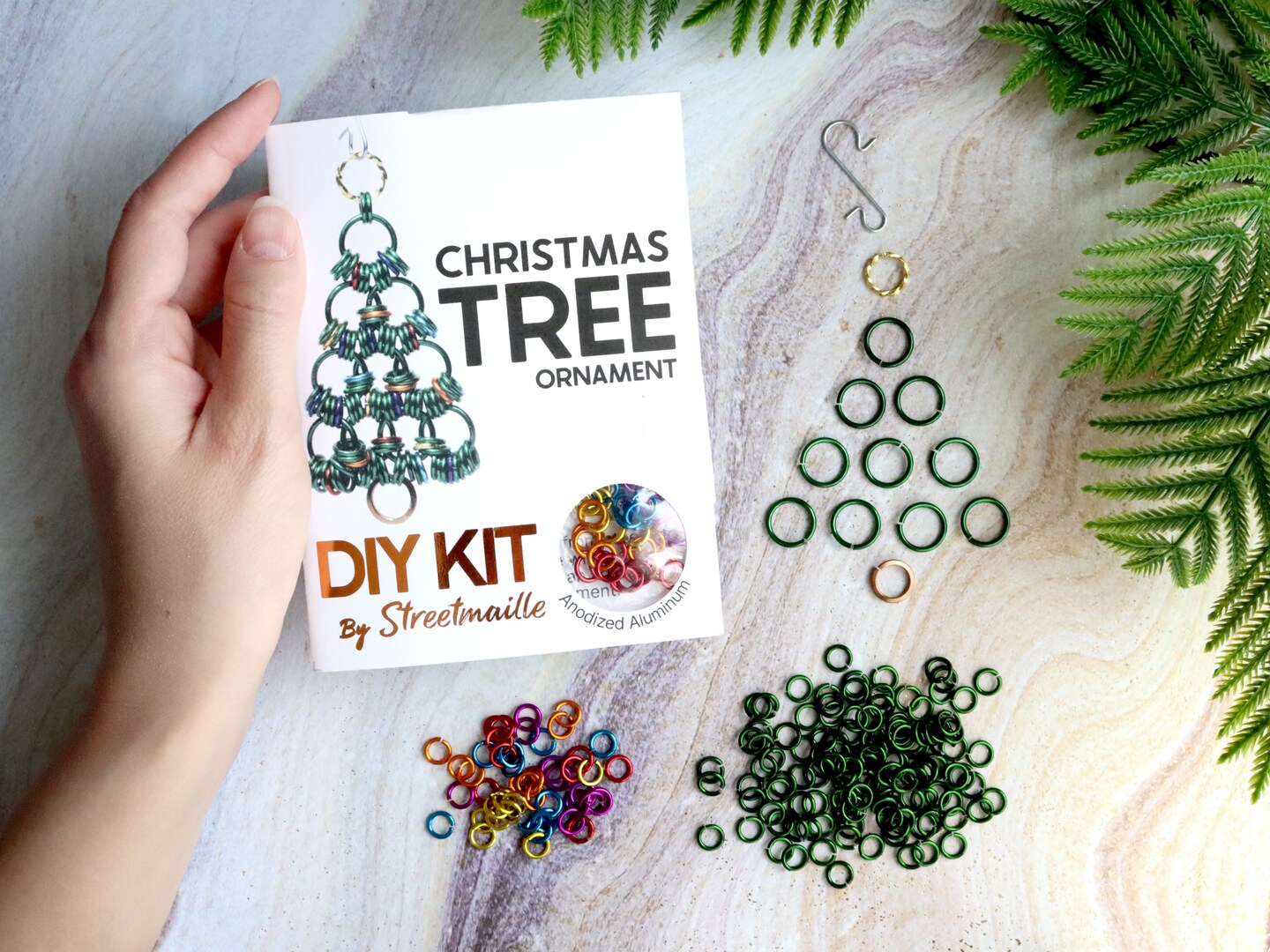 DIY Christmas Tree Ornament Kit | Craft a Festive Holiday Pine Tree ...